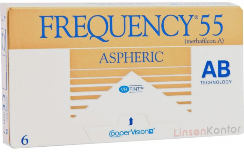 Frequency 55 - Aspheric methafilcon A 6er Packung